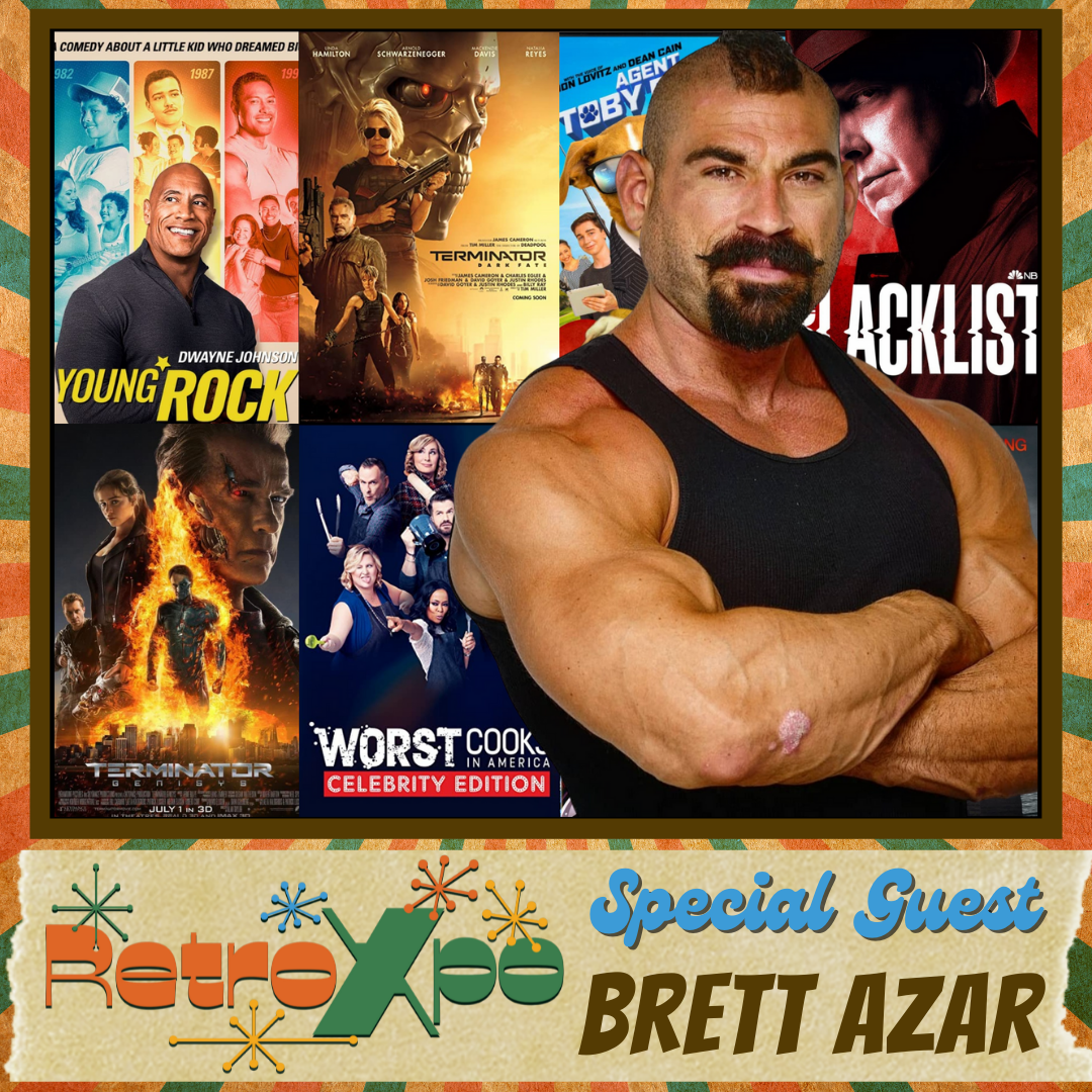Actor/Model/Bodybuilder Brett Azar – RetroXpo